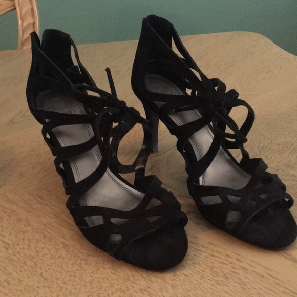 Impo | Shoes | Impo Black Suede Sandals | Poshmark